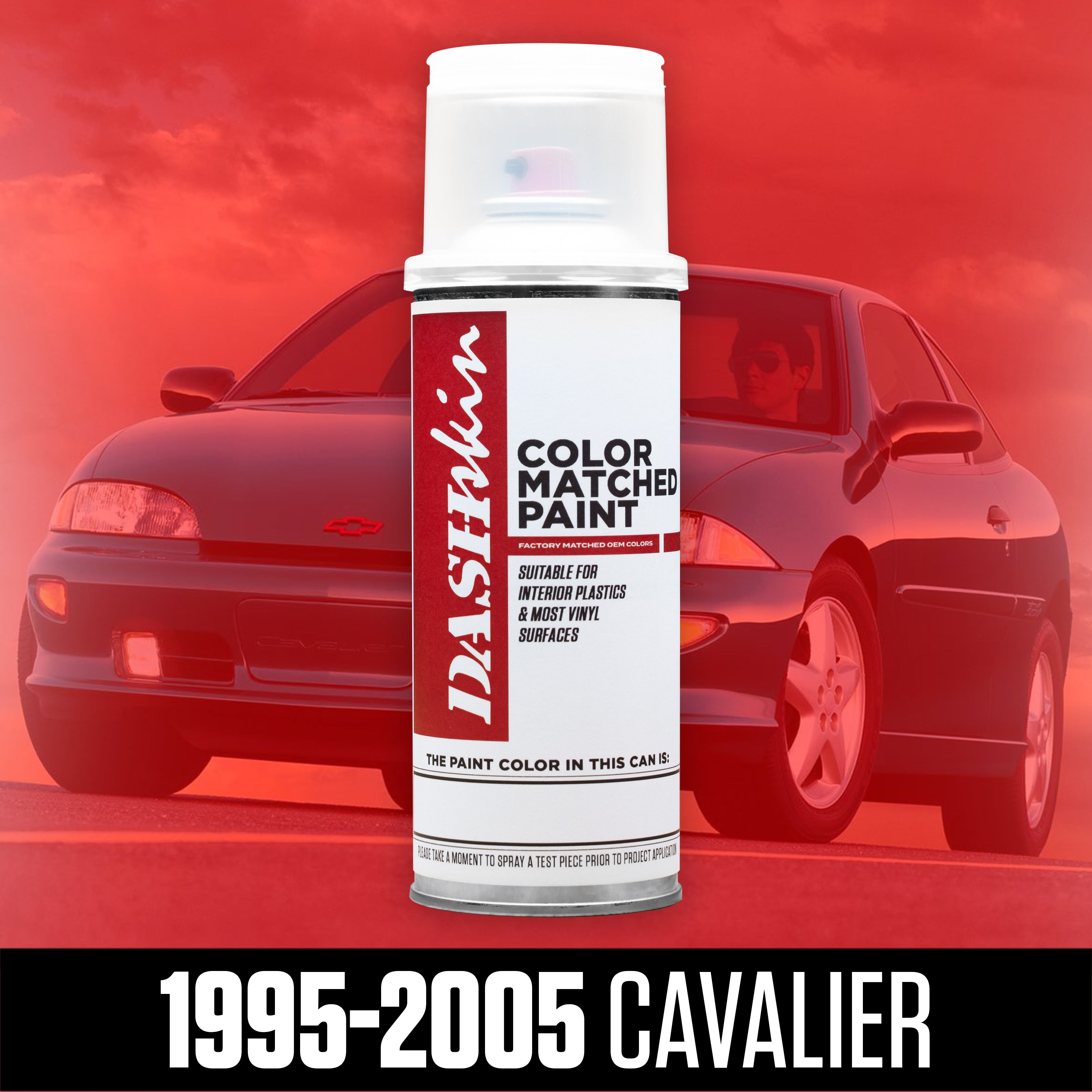 1995-2005 Cavalier Aerosol Colormatched Interior Paint for Vinyl & Pla ...